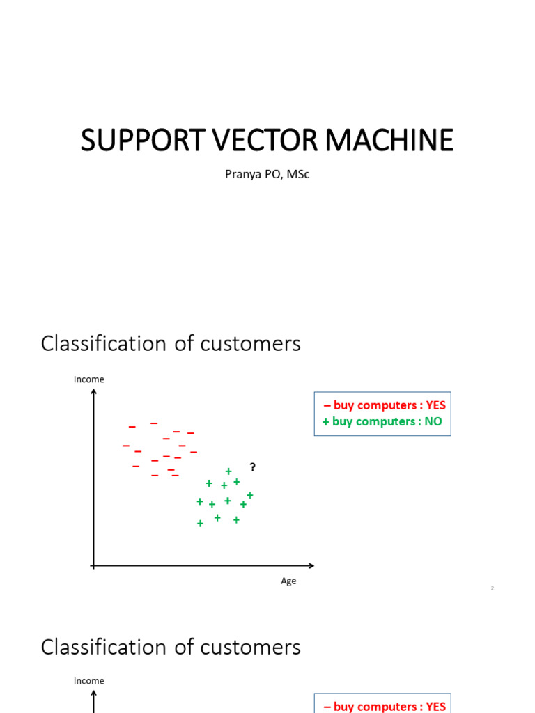 13.1 Support Vector Machine | PDF | Support Vector Machine | Cybernetics