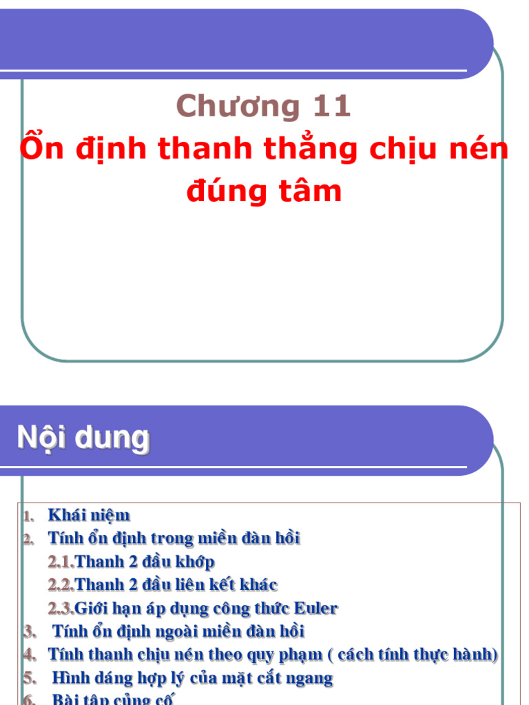Sức bền vật liệu-CHUONG 11 | PDF