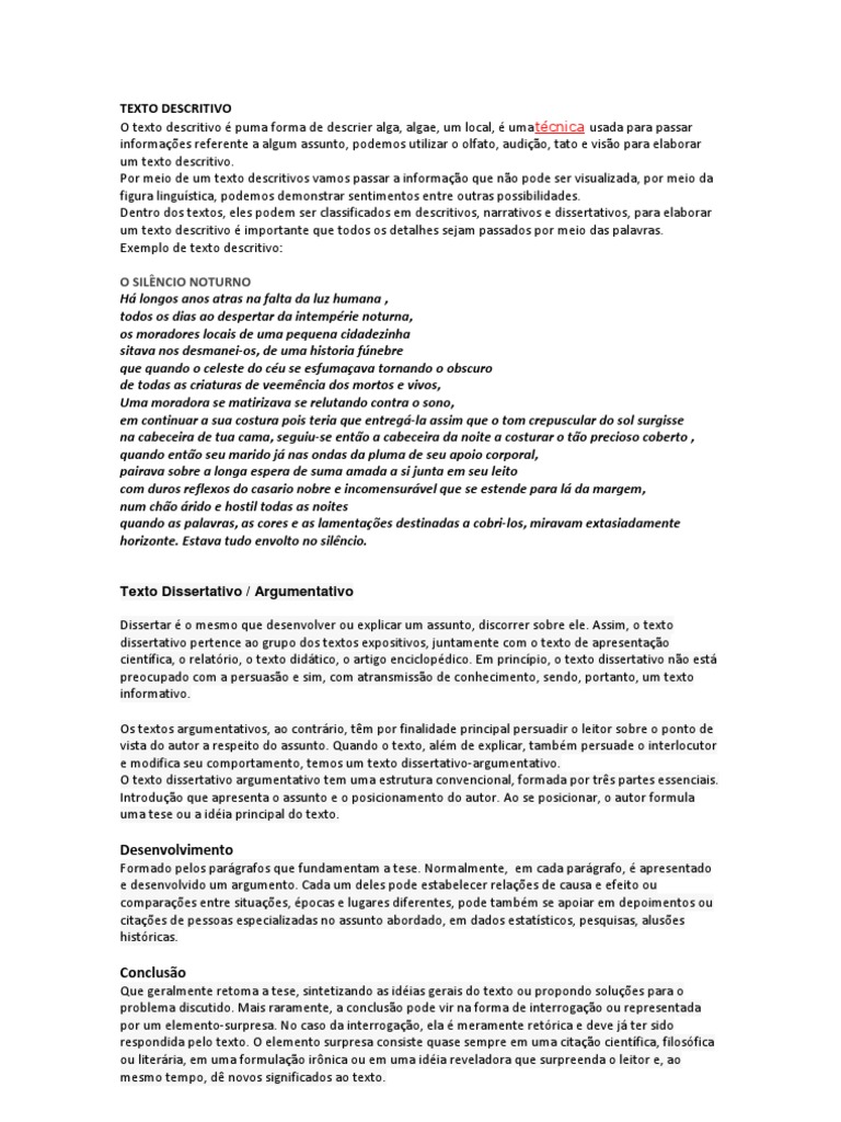 TEXTO DESCRITIVO | Editorial | Argumento