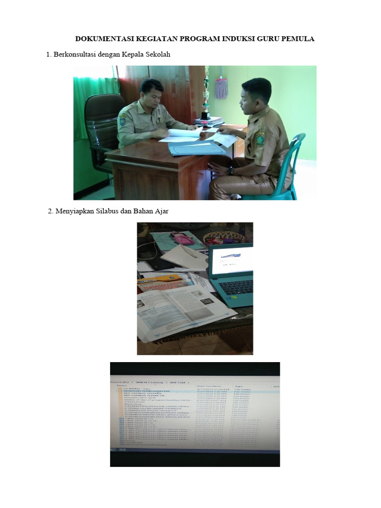 Lampiran Dokumentasi Induksi Yadi | PDF