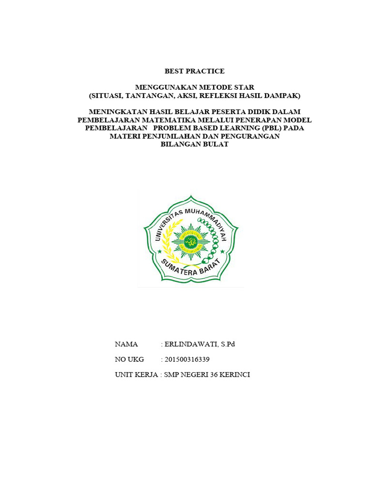 LK 3.1 Menyusun Best Practice | PDF