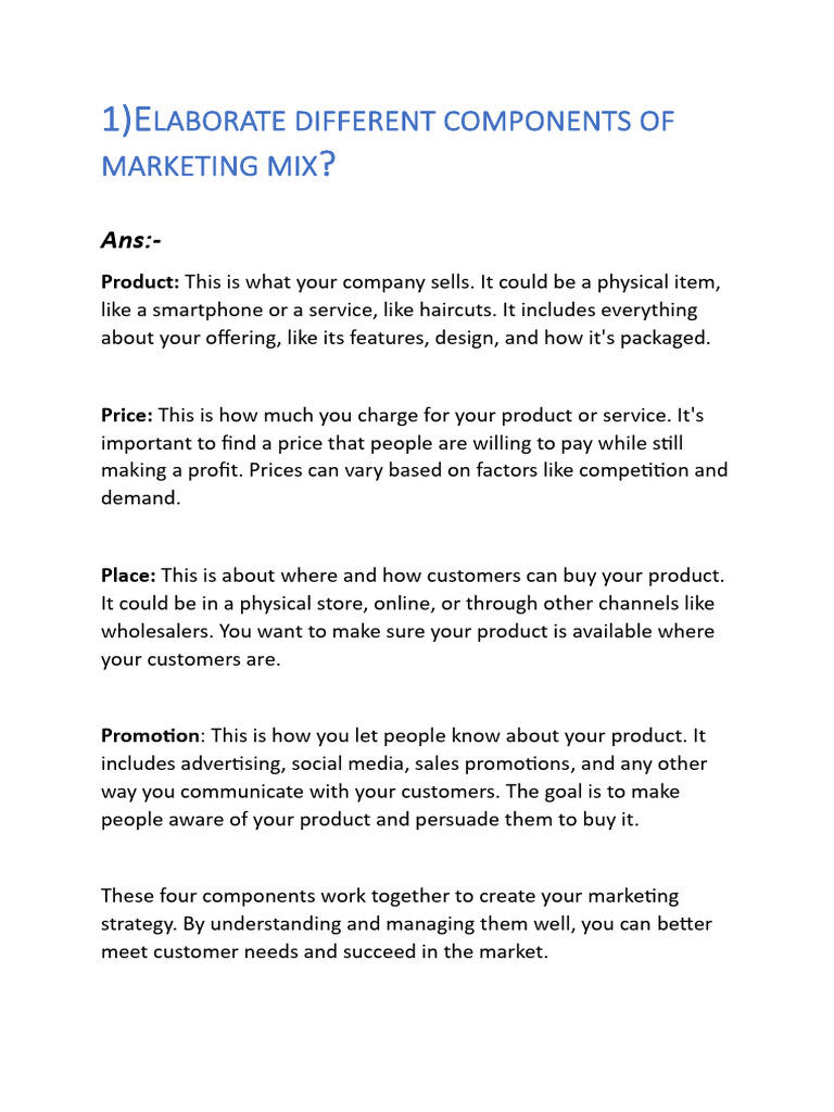 HSMC Internal 1 5th Sem | PDF | Six Sigma | Prices