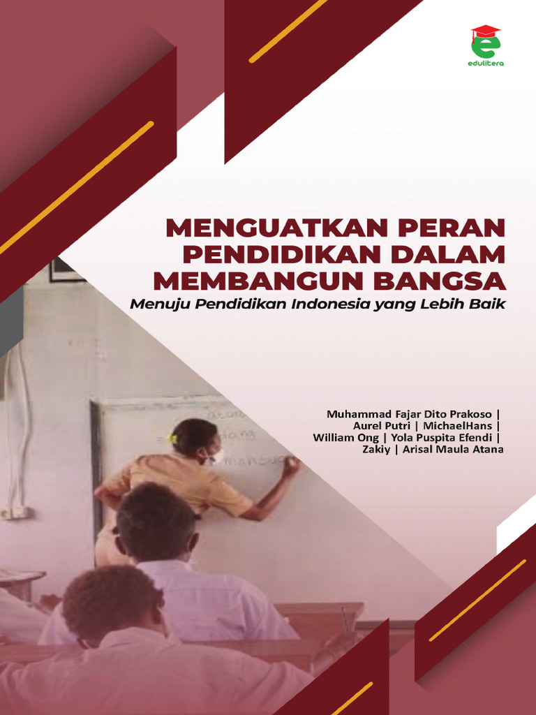 Menguatkan Peran Pendidikan Dalam Membangun Bangsa | PDF | Pengelolaan Keuangan & Uang | Politik