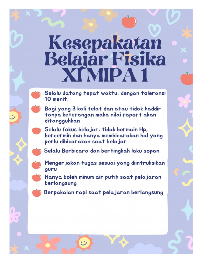 Kesepakatan Belajar Pdf 