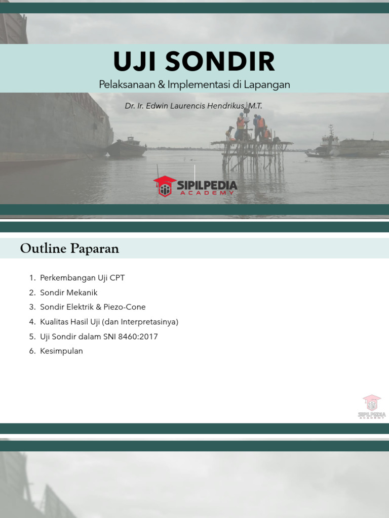 Implementasi Uji Sondir di Lapangan | PDF
