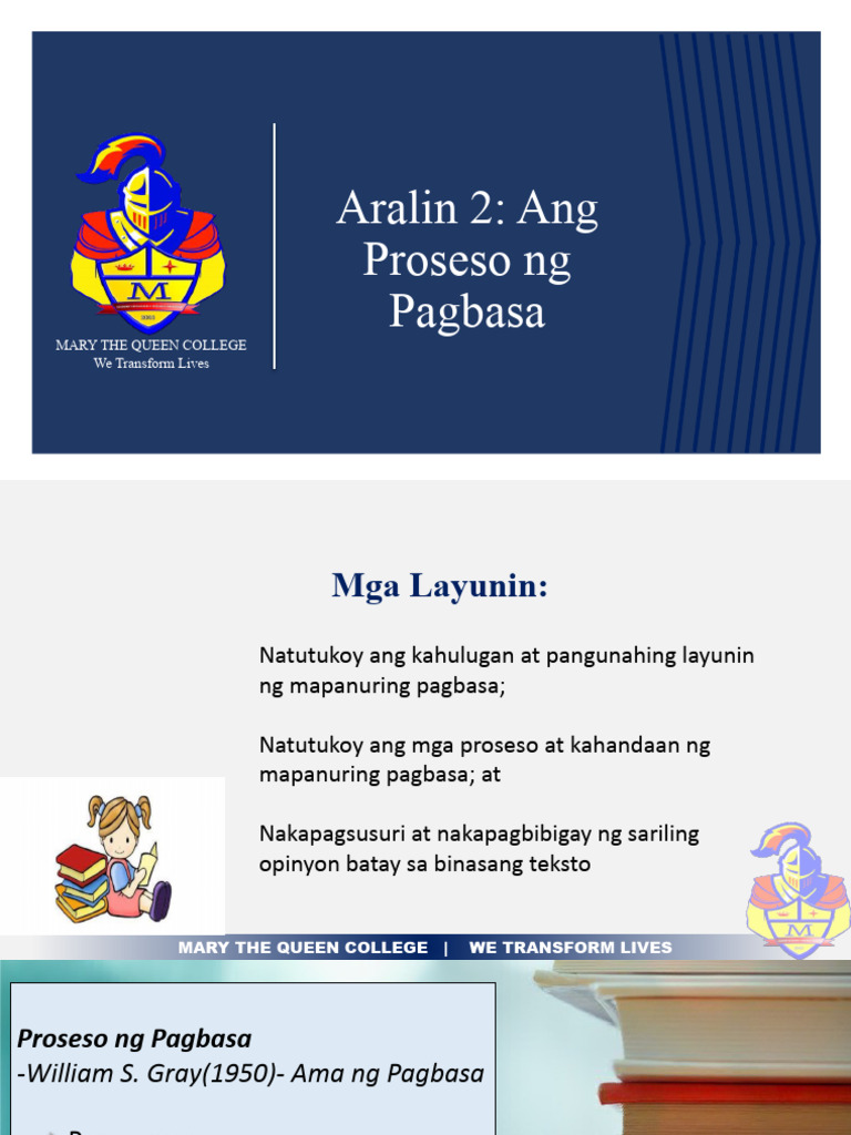 Aralin 2 - Pagbasa at Pagsusuri NG Iba - T Ibang Teksto Tungo Sa ...