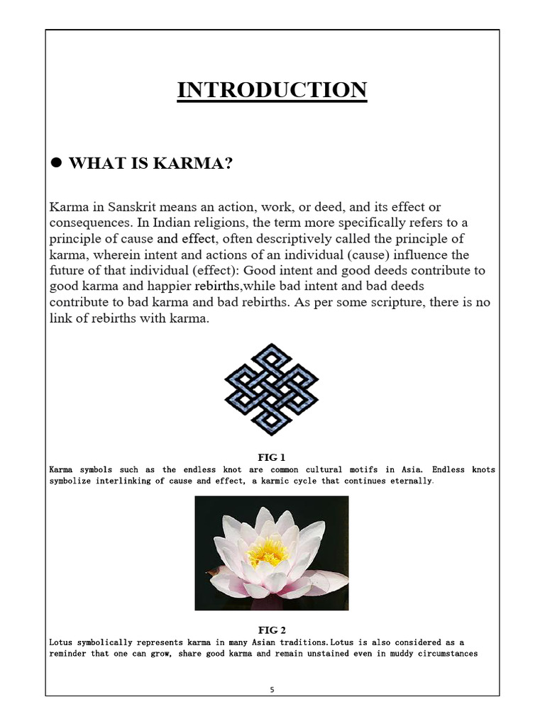 Understanding the Types of Karma | PDF