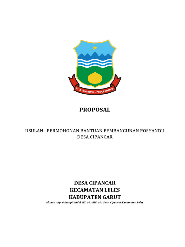 Proposal Posyandu | PDF | Ilmu Sosial