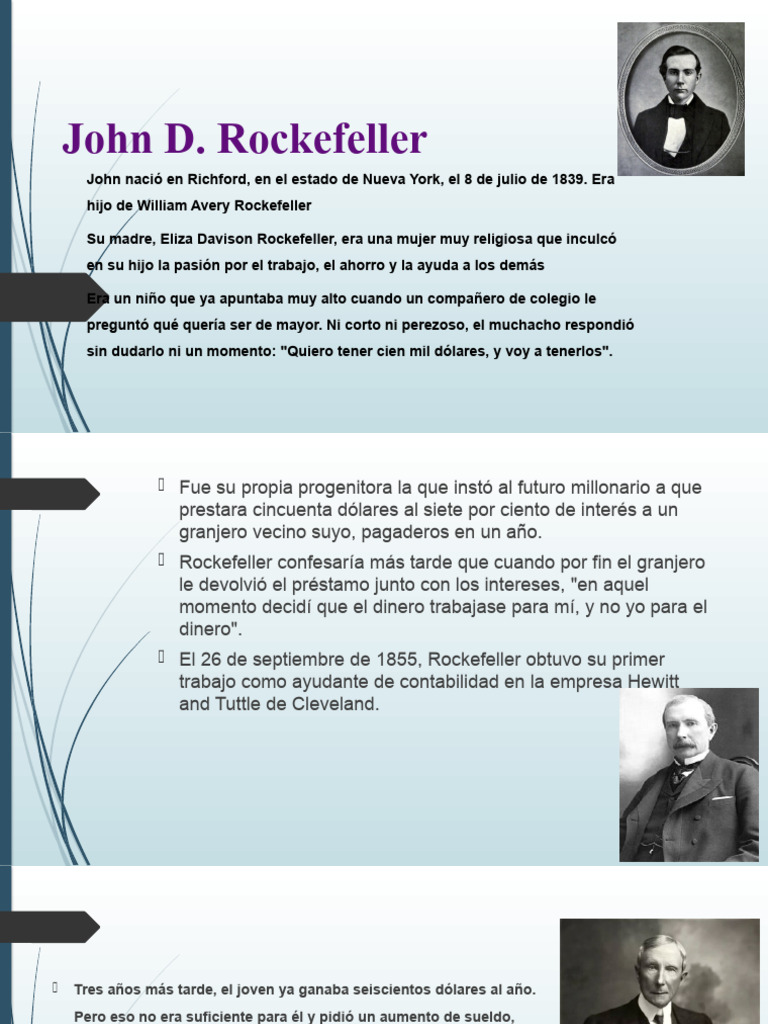 Rockefeller | PDF | John D. Rockefeller