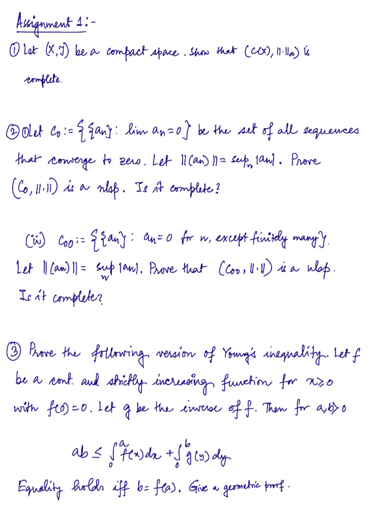 Note 29-Aug-2023-1 | PDF | Banach Space | Linear Map