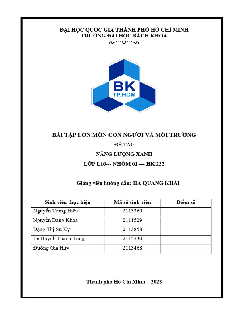 Nhom 01 Lop L16 | PDF