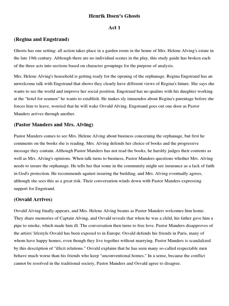 Henrik Ibsen's Ghost | PDF