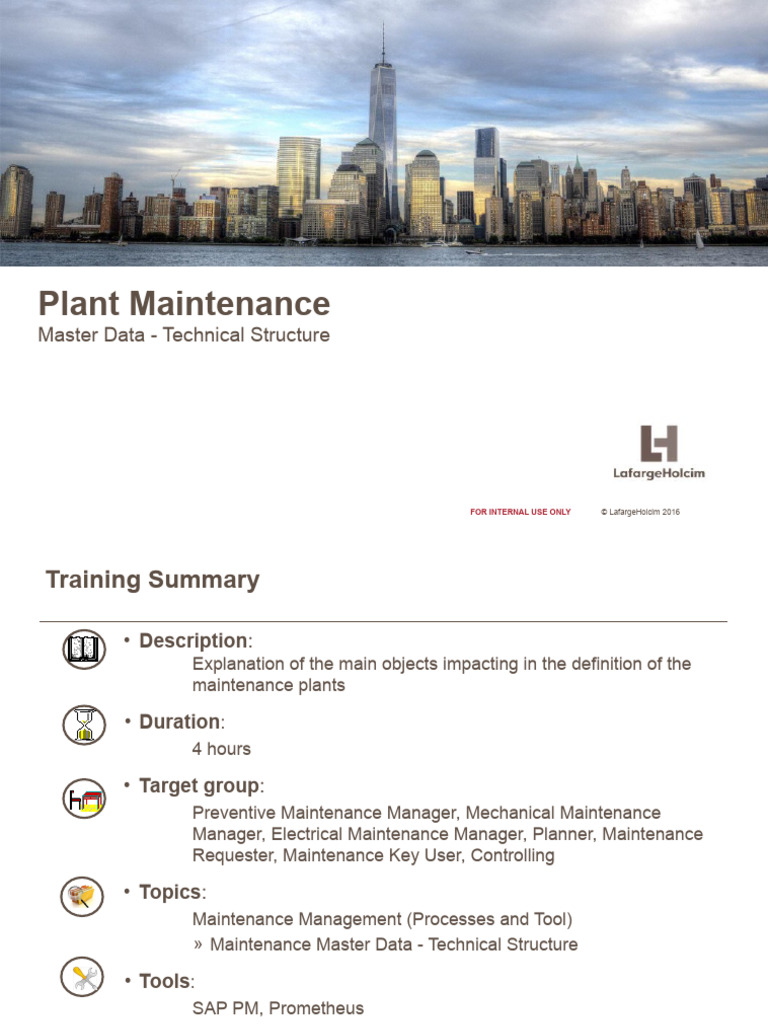 MAN19 EBM MAN MAINTENANCE Master Data Techical Structure - Presentation ...