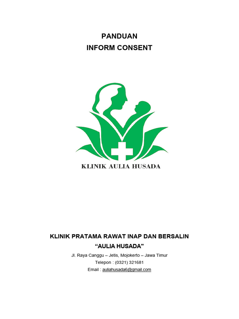 Contoh Panduan Informed Consent | PDF