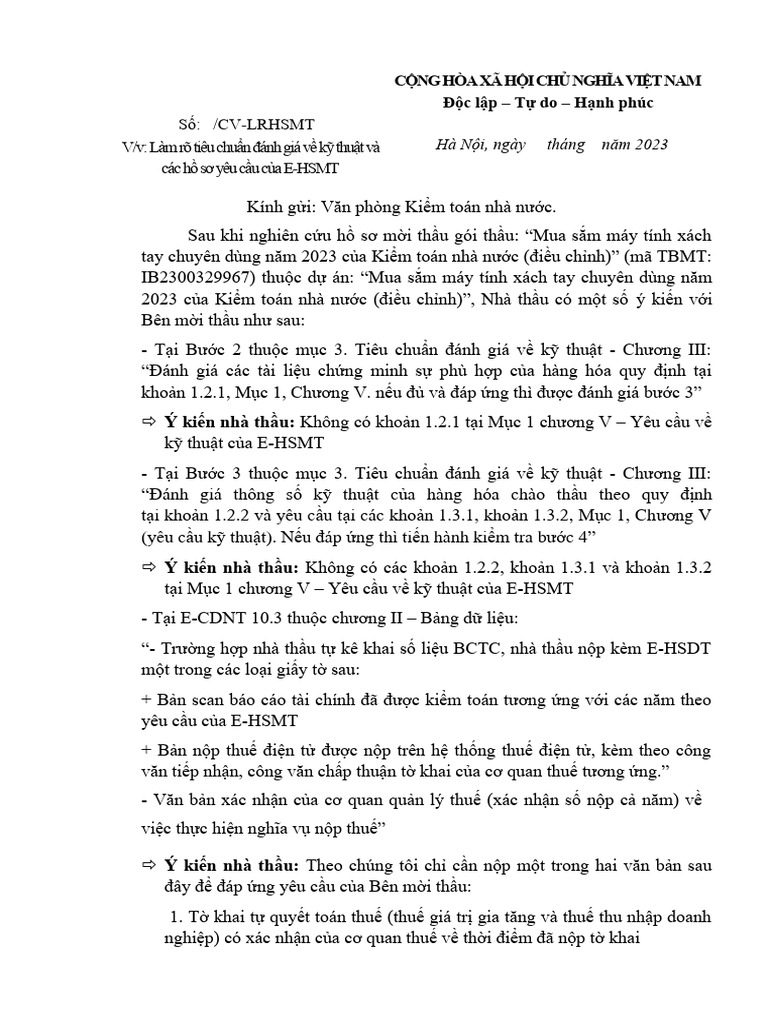 CV Yeu Cau Lam Ro HSMT | PDF