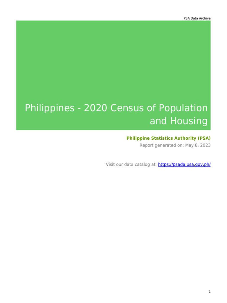 Ddi Documentation English 231 | PDF | Sampling (Statistics) | Census