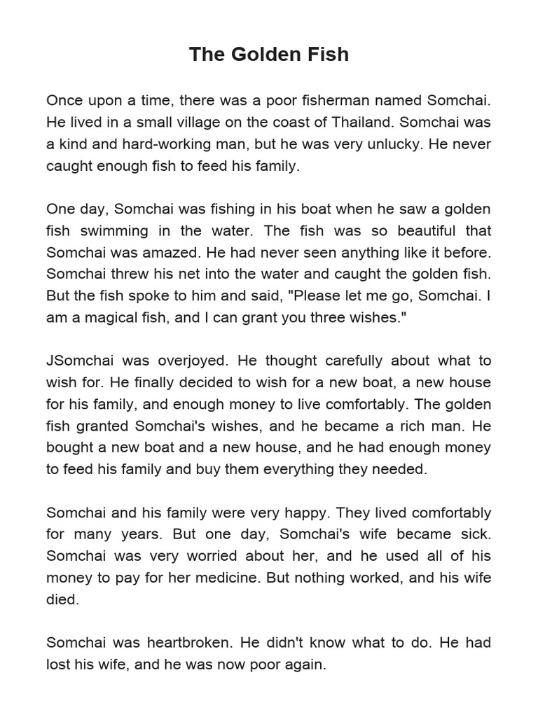 The Golden Fish | PDF