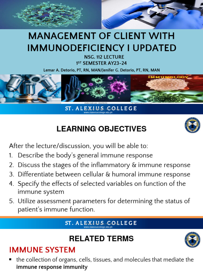 Understanding Immune Response Mechanisms | PDF | Immune System | Lymphocyte