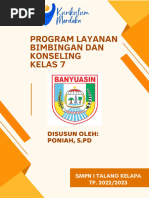 Program BK Kurikulum Merdeka 2022/2023 | PDF | Karier & Perkembangan