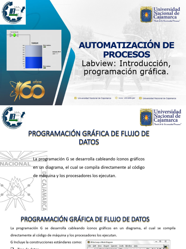 Sesión 8 9 Labview Introducción Programación Gráfica Pdf
