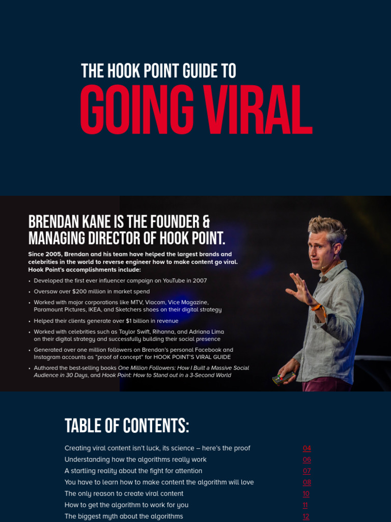 Hook Point: The Viral Content Guide | PDF | Viral Video | Social Media