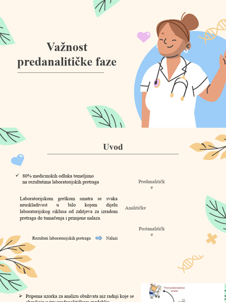 Važnost Predanalitičke Faze | PDF