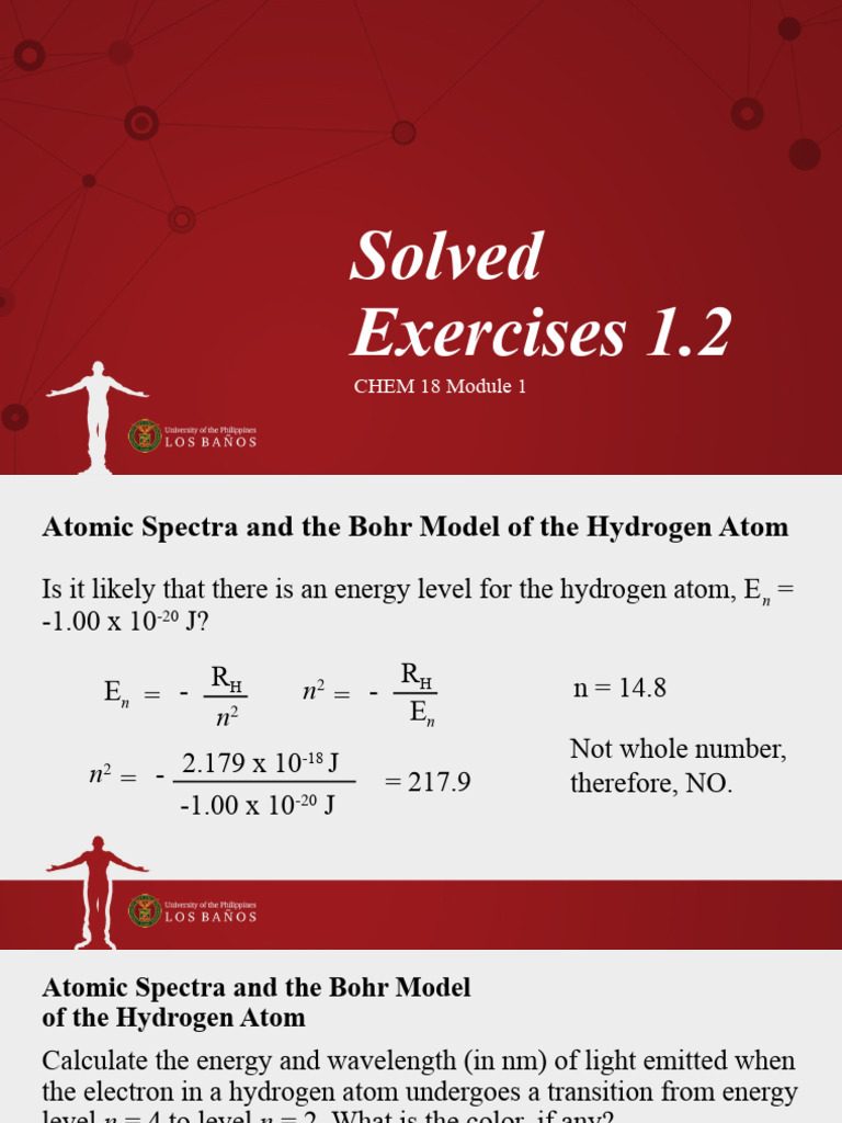 CHEM 18 Solved Exercises 1.2 | PDF CHEM 18 Solved Exercises 1.2 | PDF