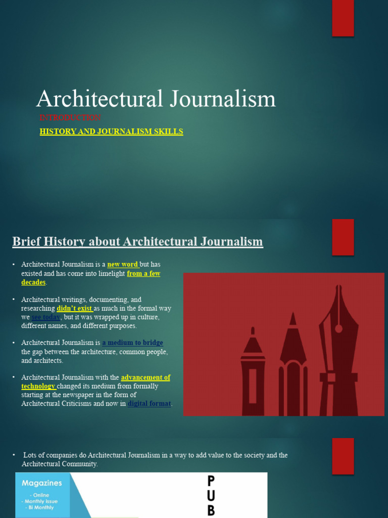 Understanding Architectural Journalism | PDF | Journalism | Information