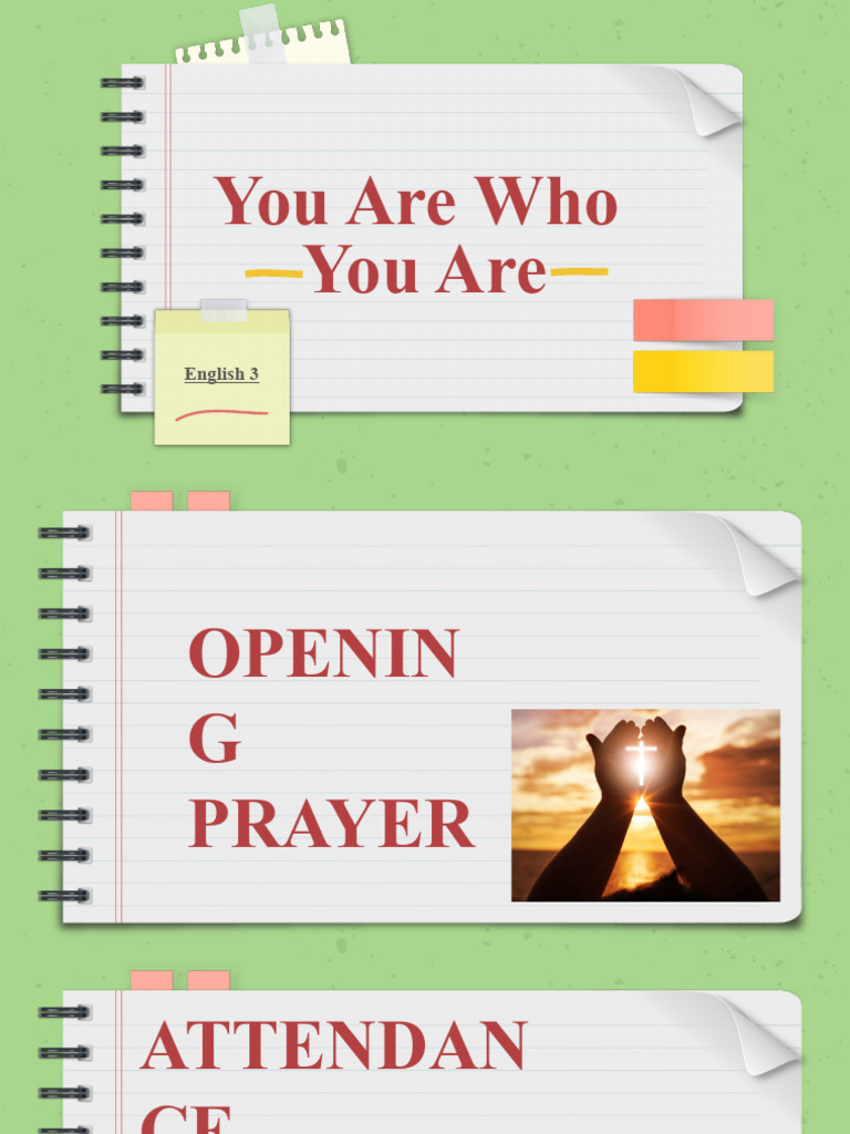 Lesson 2 - You Are Who You Are! | PDF | Butterfly