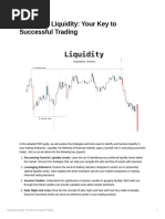 Liquidity Patterns Cheat Sheet | PDF | Finance & Money Management
