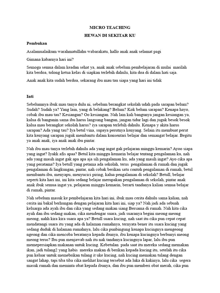 Micro Teaching | PDF