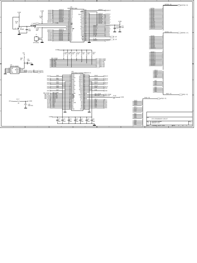 Schematic - Memory | PDF Schematic - Memory | PDF