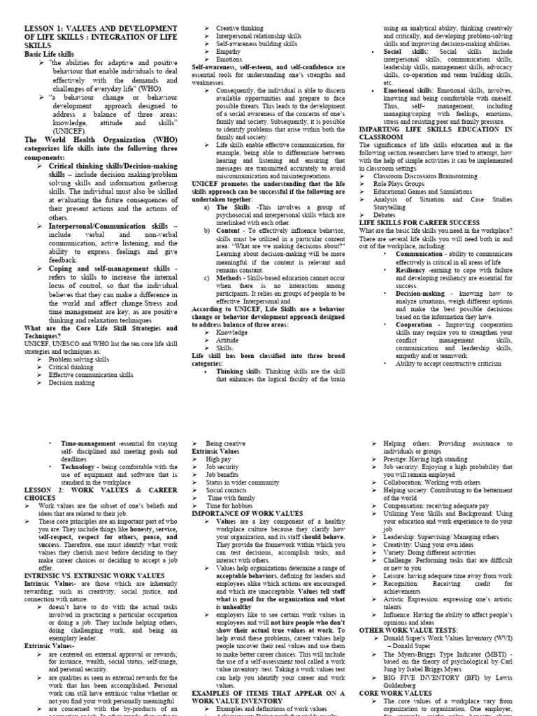 Vaed Midterms | PDF | Decision Making | Life Skills