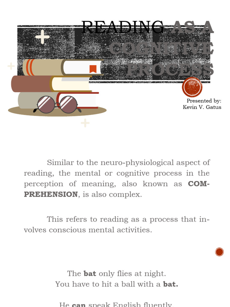 Reading As A Cognitive Process | PDF | Cognition | Evaluation
