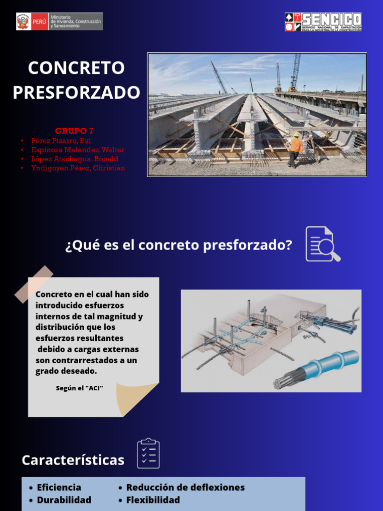 CONCRETO PRESFORZADO Finalizado | PDF | Hormigón pretensado | Hormigón