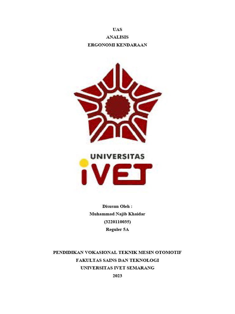 Ergonomi Sepeda Motor: Analisis dan Rancangan | PDF