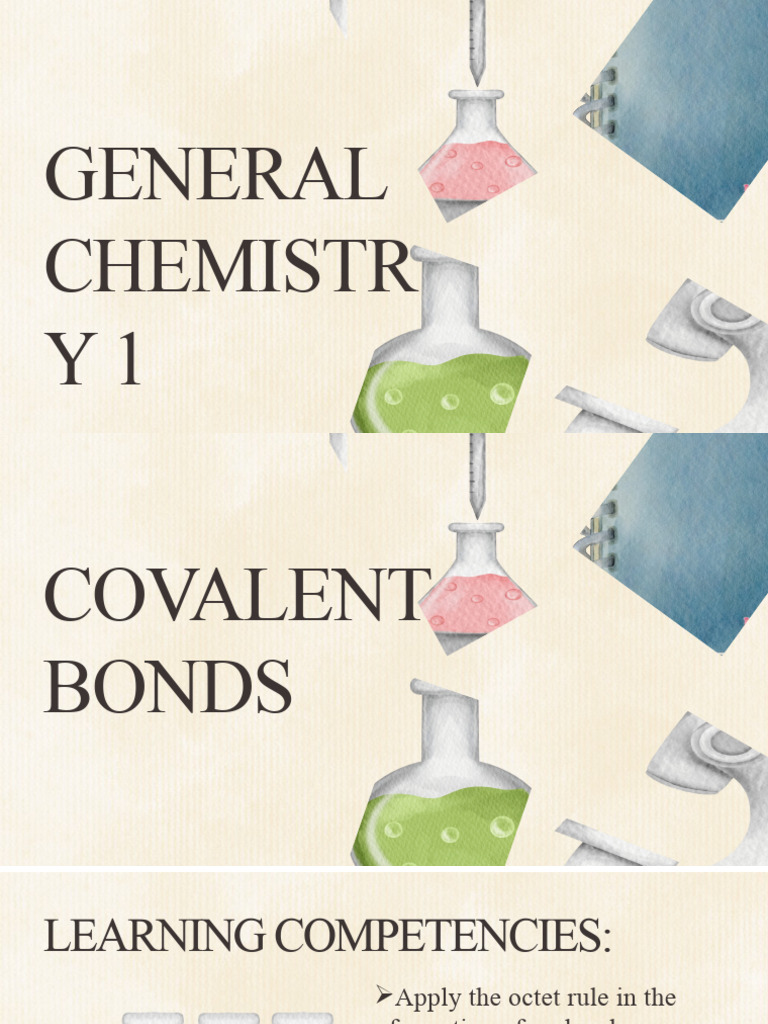 Covalent Bonds | PDF | Chemical Bond | Chemical Compounds