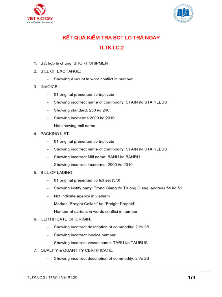 8.dap An Kiem Tra BCT LC Tra Ngay | PDF | Finance & Money Management | Technology & Engineering