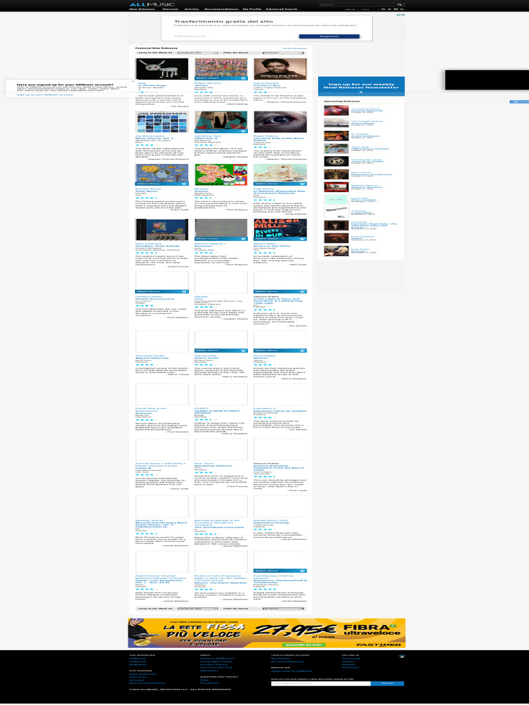 Featured New Album Releases - AllMusic October 06 | PDF | Popular Music ...