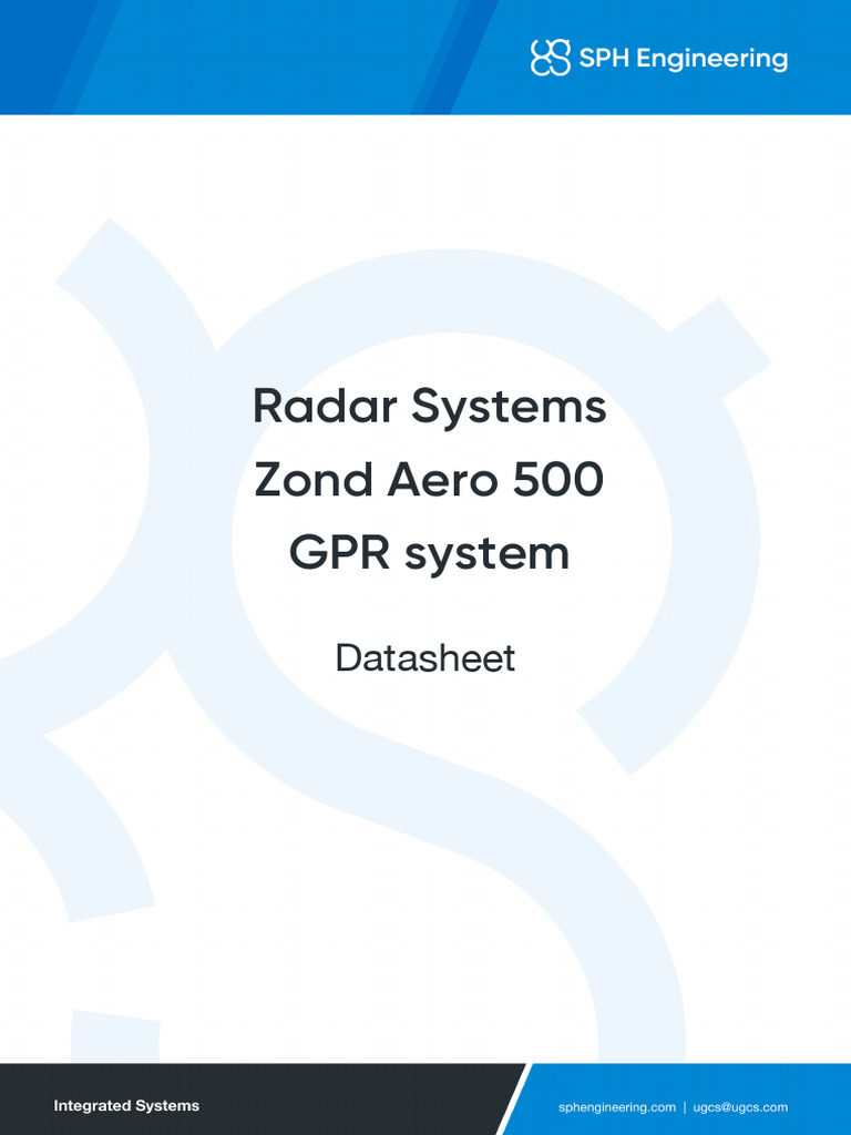 RadSys Zond Aero 500 Datasheet | PDF | Computing | Electronics