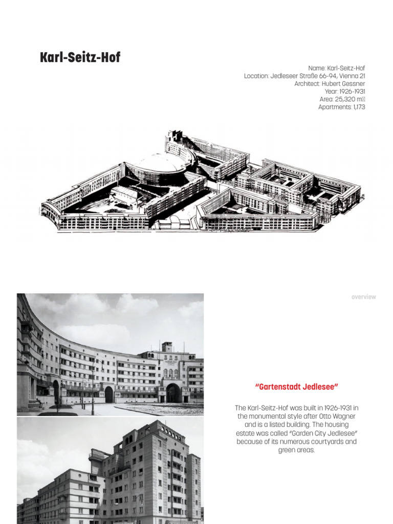 Karl Seitz Hof | Download Free PDF | Vienna | Buildings And Structures