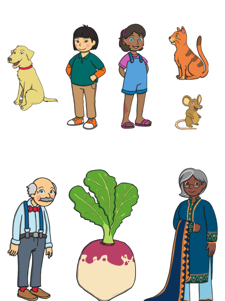 T T 610 The Enormous Turnip Stick Puppets - Ver - 1 | PDF