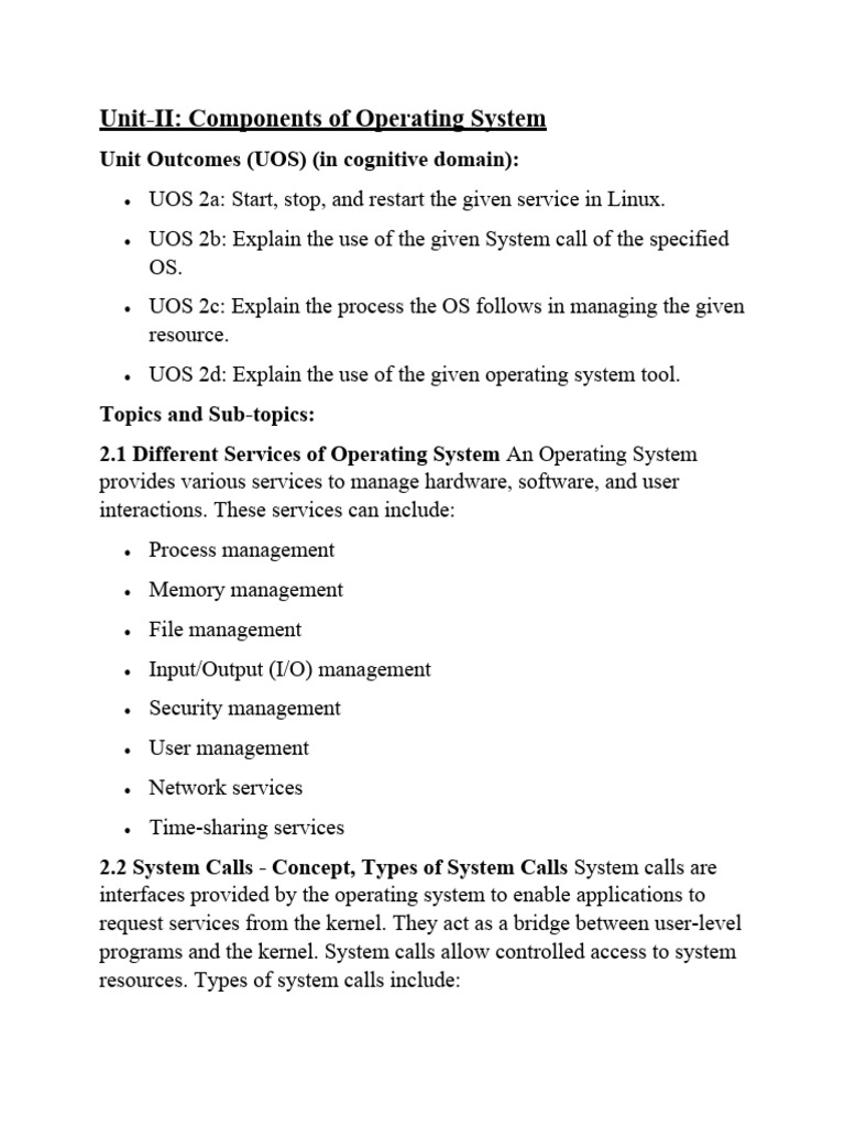 Unit 2 | PDF | Operating System | Process (Computing)