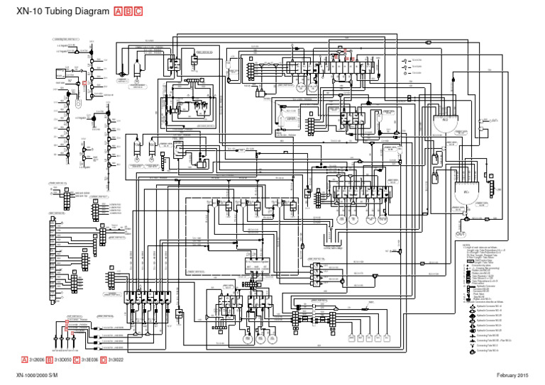 XN-10 Tubing Diagram Overview | PDF | Equipment | Manufactured Goods