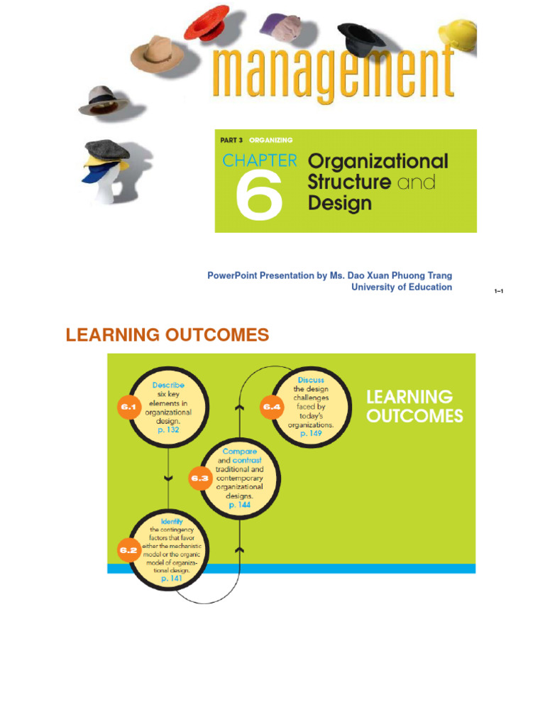 CH 6 - Organizational Structure and Design | PDF | Organizational ...