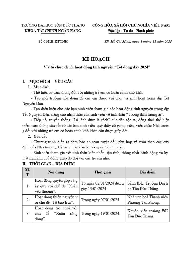 TCNH KH Chu I S Kiên Xuân 1 | PDF