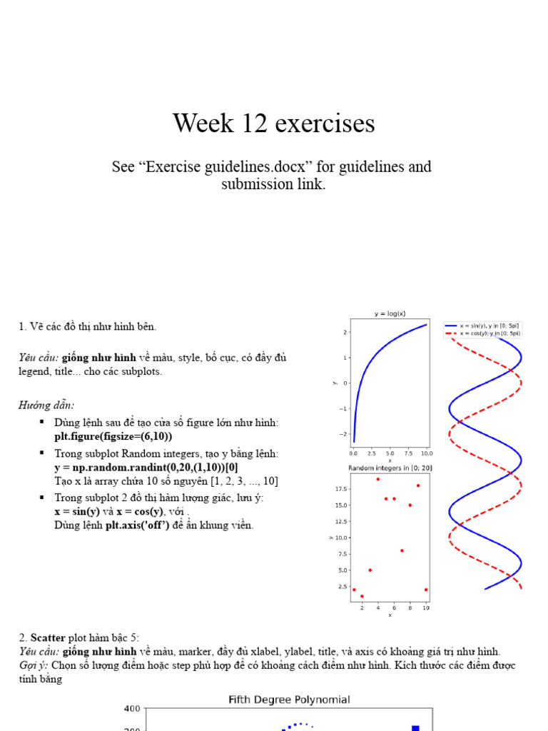 w12 Exercises | PDF