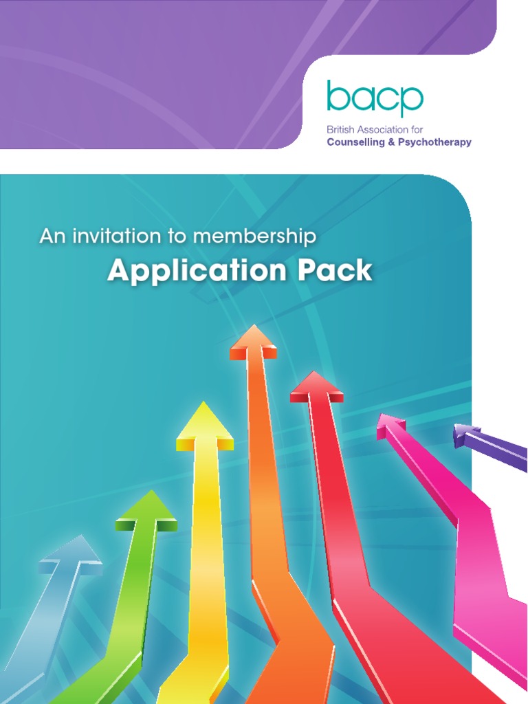 Bacp Application Pack | Psychotherapy | Payments