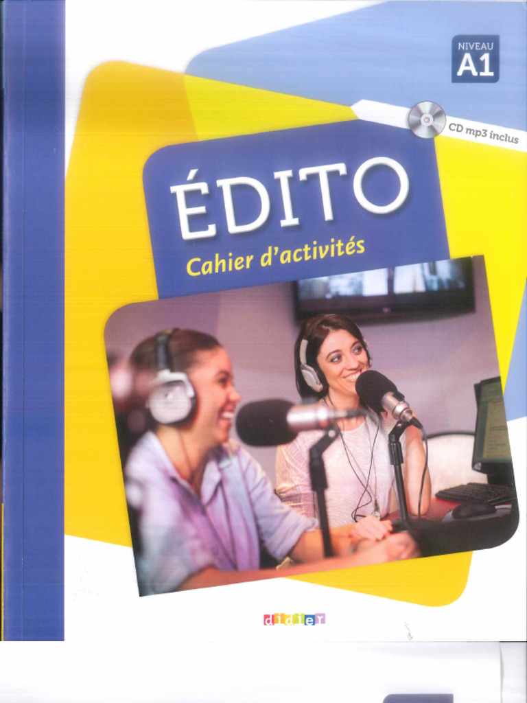 Edito A1 Cahier D'activites | PDF