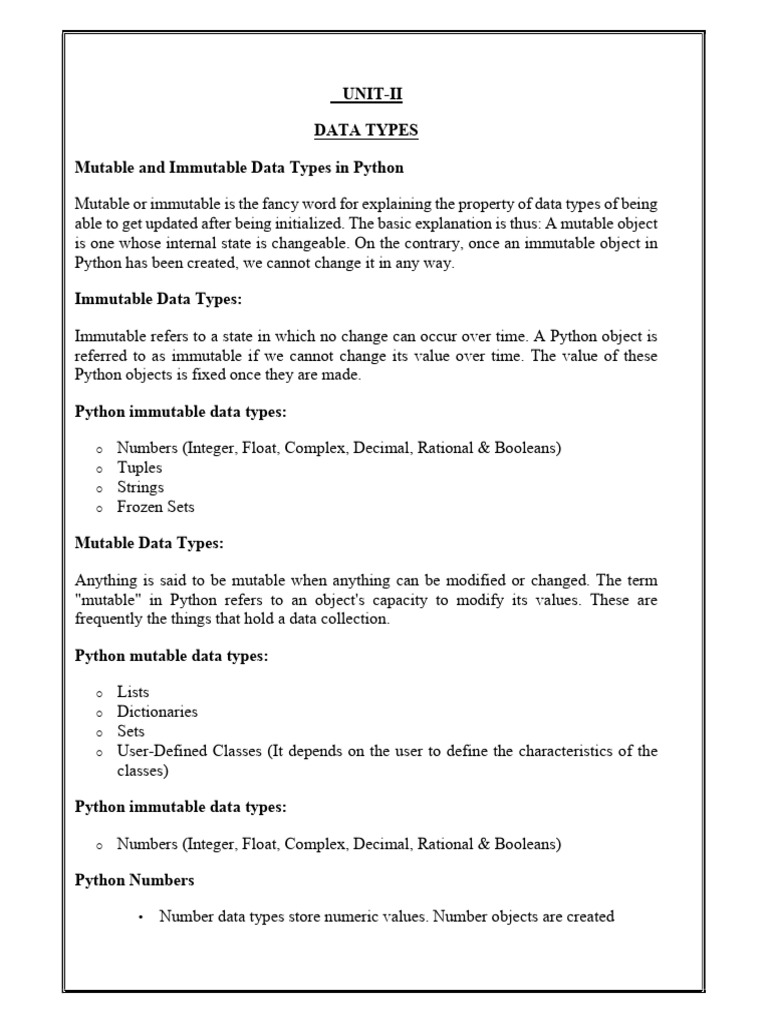 Unit Ii Pdf Parameter Computer Programming Boolean Data Type